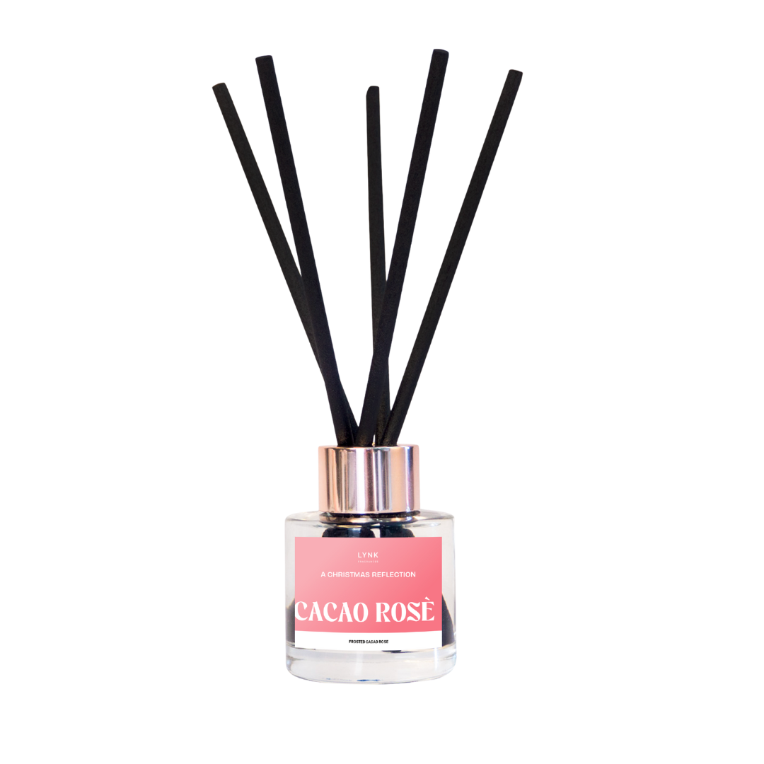 Cacao Rosé Reed Diffuser | Sweet Floral Home Fragrance