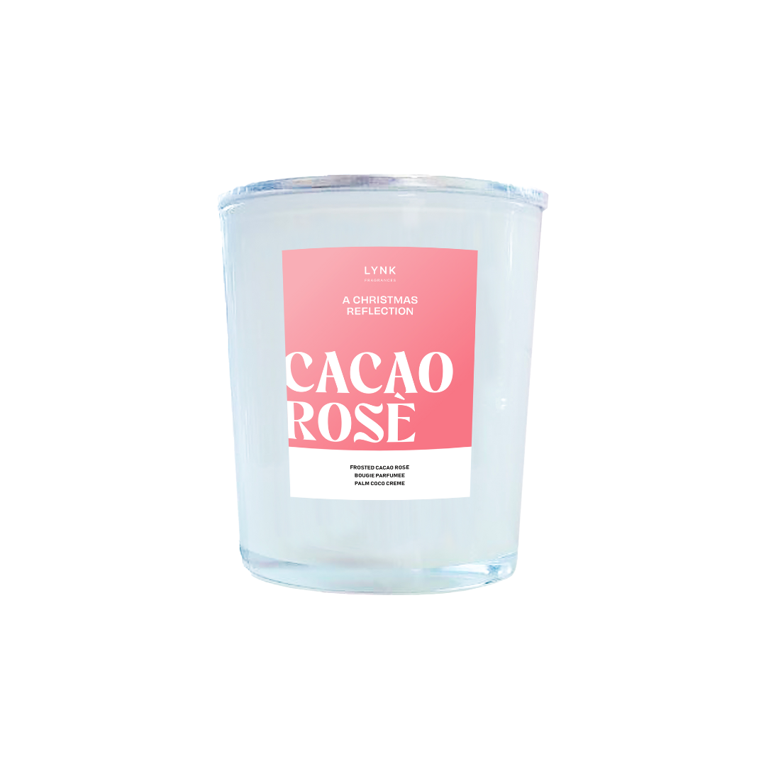 Cacao Rosé Scented Candle | 150g | Lynk Fragrances
